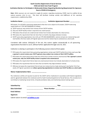 Fillable Online South Carolina Department of Social Services Forms Fax ...