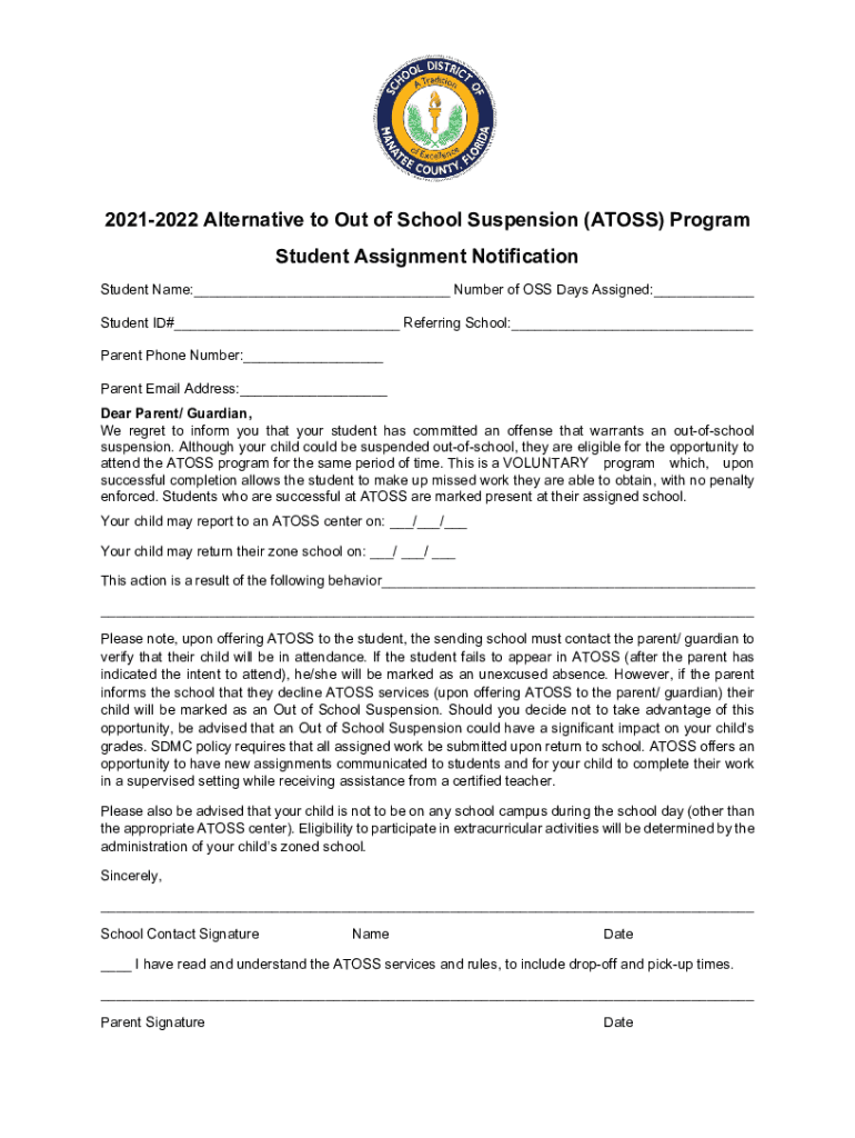 Fillable Online Proposal for an Alternative to Suspension Program at FMS Fax Email Print - pdfFiller