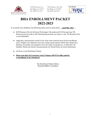 Fillable Online Re-Enrollment Fax Email Print - pdfFiller