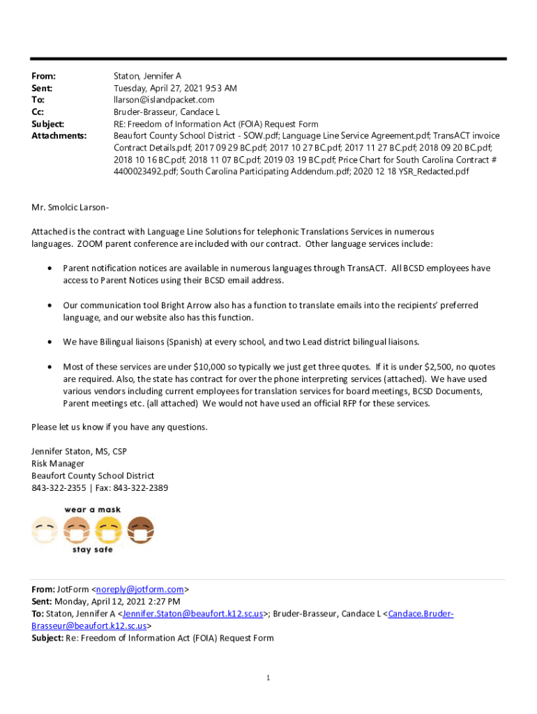 Fillable Online Re: Freedom of Information Act (FOIA) Request Form Fax ...