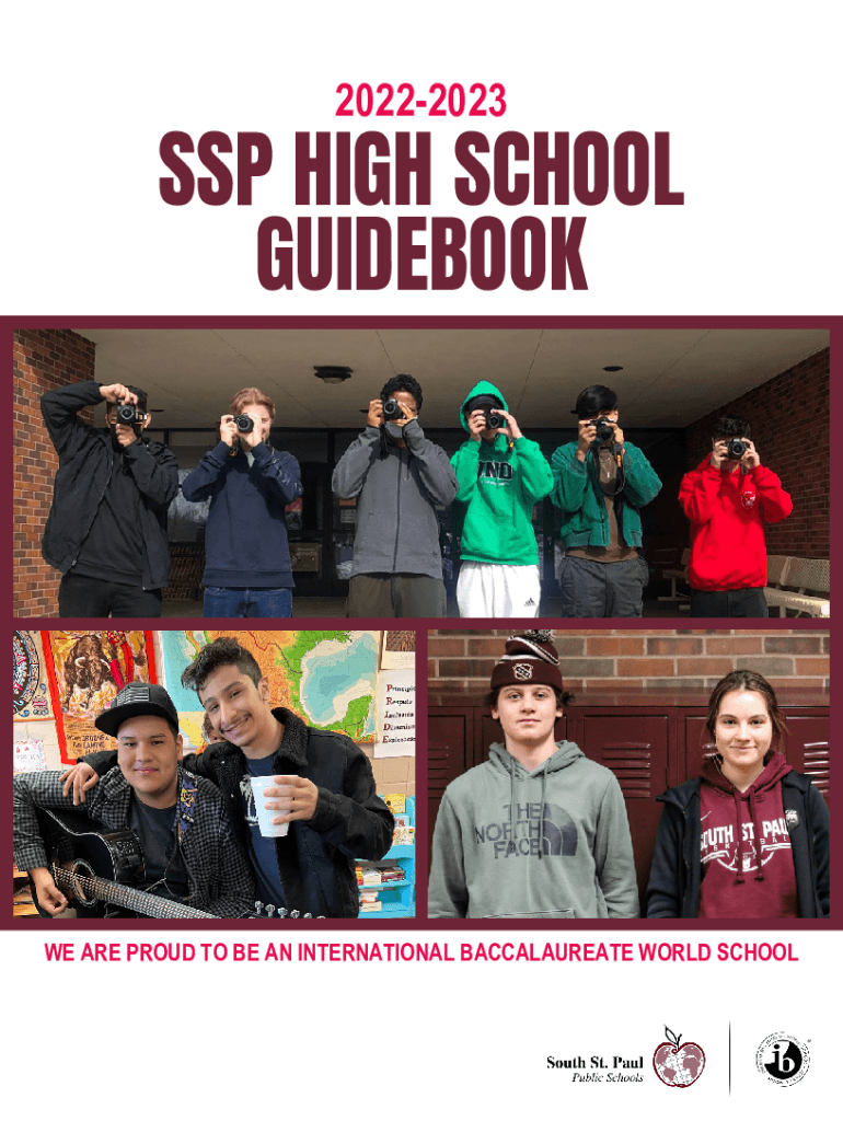Fillable Online SSP HIGH SCHOOL GUIDEBOOK Fax Email Print - pdfFiller