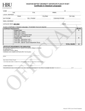 Fillable Online CoursesUniversity Catalog Fax Email Print - pdfFiller