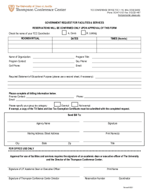 Fillable Online TCC Campus Facility Request Packet.pdf Fax Email Print ...