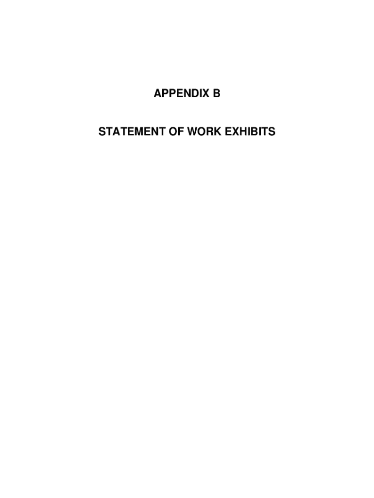 Fillable Online Statement of Work: Definition & What You Must Include ...