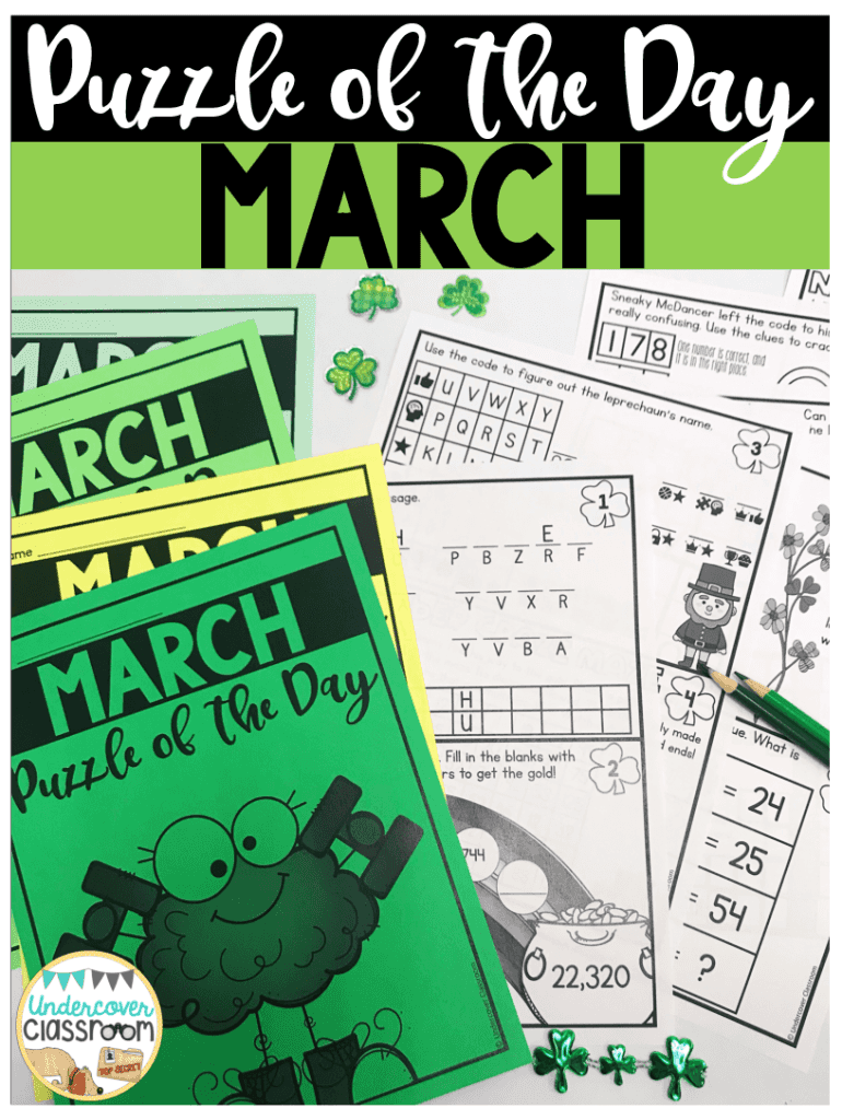 Fillable Online March Puzzle of the Day Fax Email Print - pdfFiller