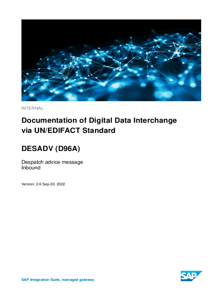 Fillable Online Documentation of Digital Data Interchange via UN ...