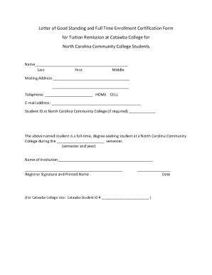 Fillable Online Tuition and Registration Fee Waiver Reference Guide Fax ...