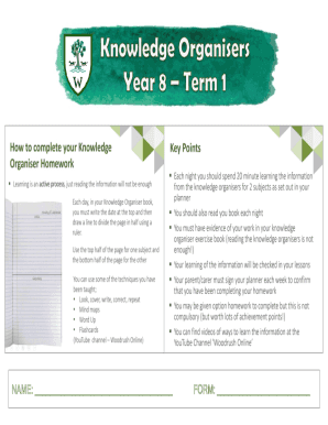 Fillable Online FORM - Woodrush High School Fax Email Print - pdfFiller