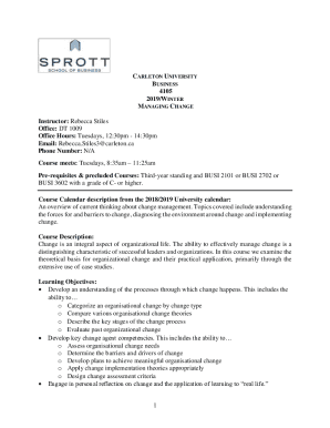 Fillable Online sprott carleton Course Outline Template - Sprott School ...