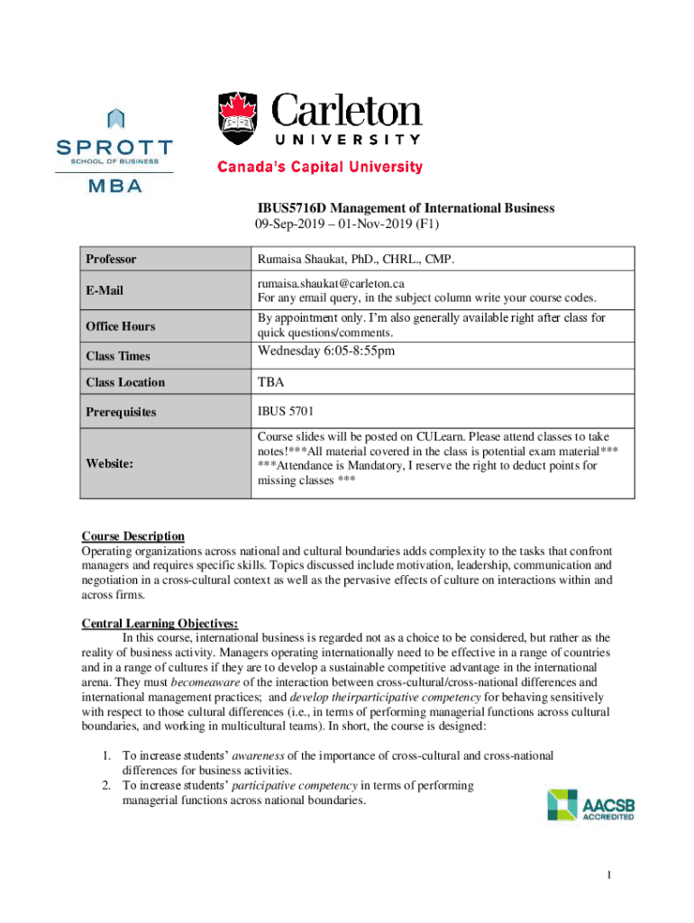Fillable Online sprott carleton WEEKLY OVERVIEW OF TOPICS AND READINGS Fax Email Print - pdfFiller