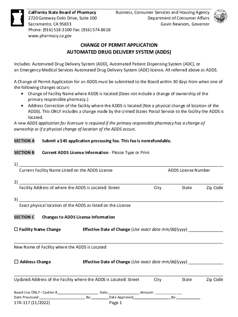 Fillable Online Complaint Form - California State Board of Pharmacy - CA.gov Fax Email Print ...