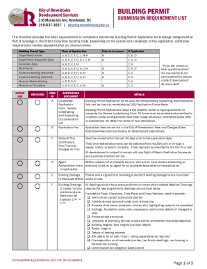 Fillable Online Building Permit Application RequirementsCity of Hamilton Fax Email Print - pdfFiller