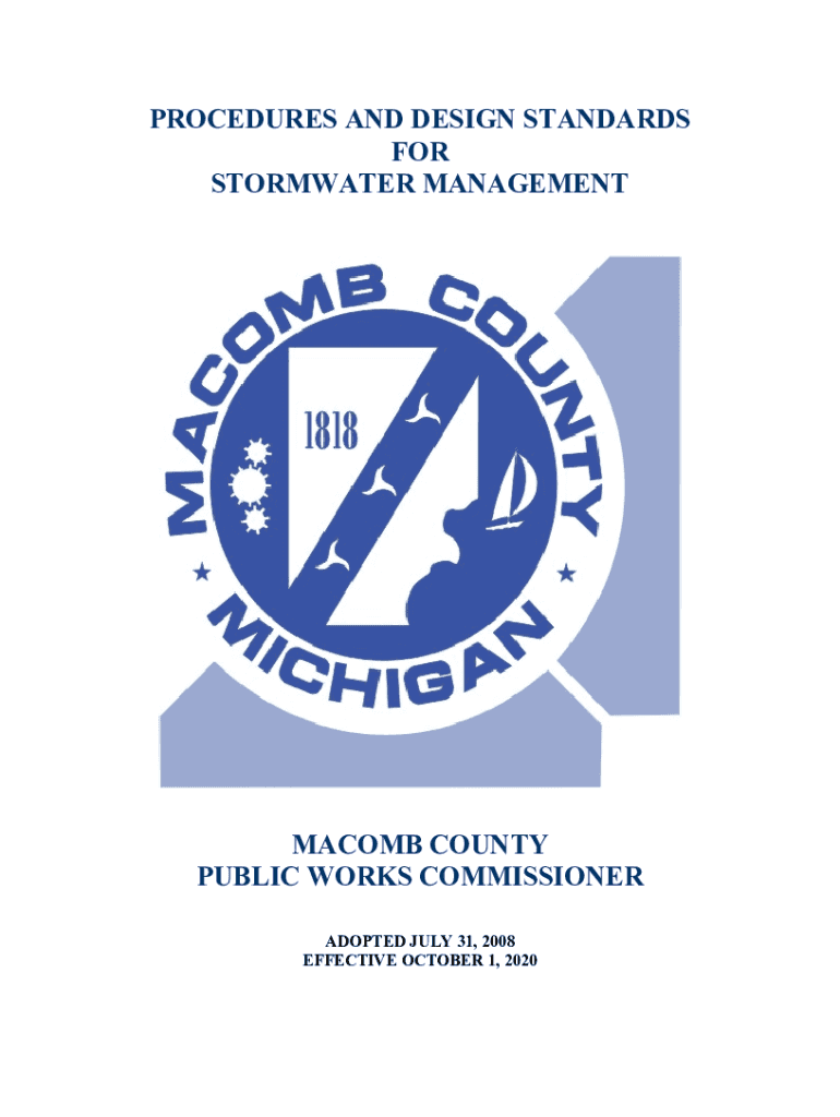 Fillable Online BMP Design Standards Manual - Regulations - City of ...