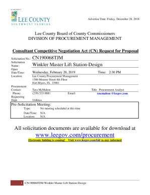 Fillable Online Standard Procurement Documents and Guidance Notes Fax ...