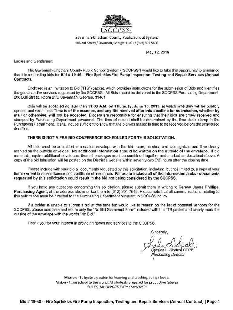 Fillable Online Invitation to Bid (ITB Definition: 134 SamplesLaw Insider Fax Email Print ...