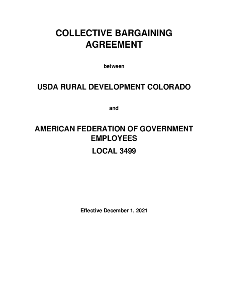 Fillable Online Collective Bargaining Agreement - University of Colorado Fax Email Print - pdfFiller