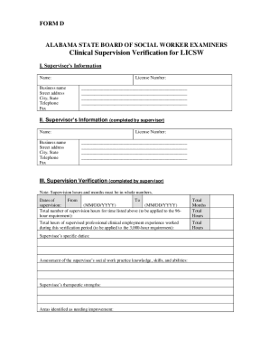 Fillable Online Social Work Licensure Requirements by State Fax Email ...