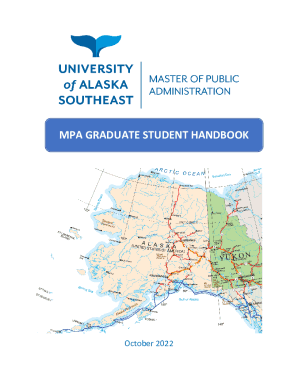Fillable Online uas alaska Master's of Public Administration (MPA)UCL Department of ... Fax ...