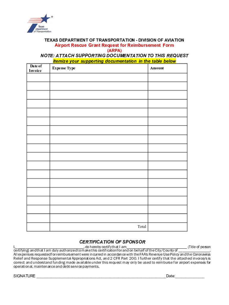 Fillable Online ftp txdot TEXAS DEPARTMENT OF TRANSPORTATION - DIVISION ...