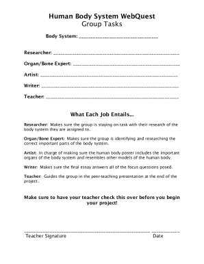 Fillable Online Group Tasks Worksheet Fax Email Print - pdfFiller