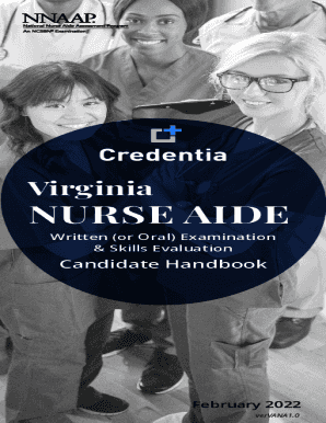 Fillable Online Virginia Nursing Assistant / Nurse Aide Test, VA CNA ...