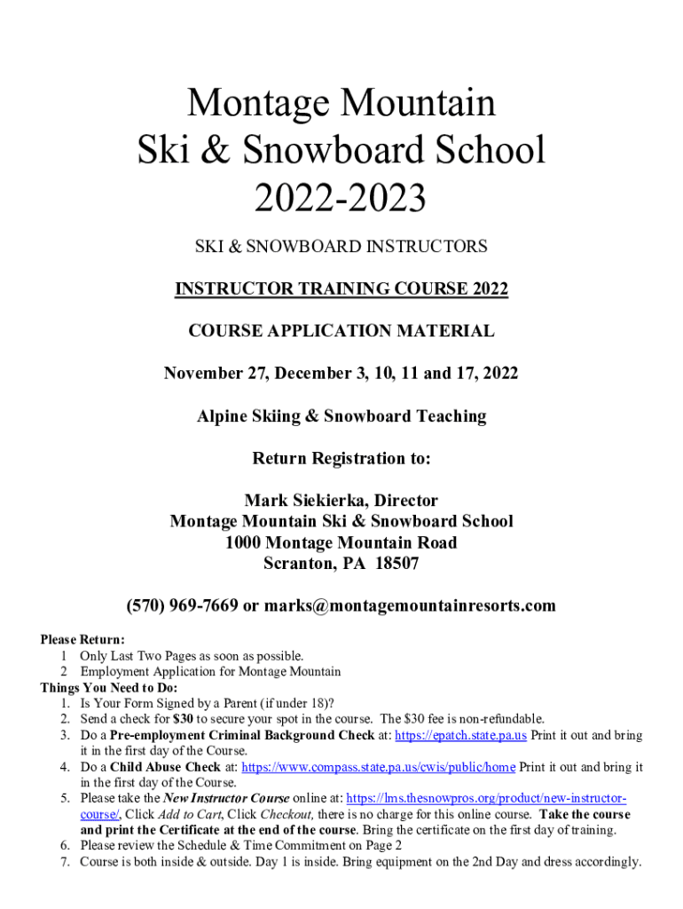 Fillable Online Montage Mountain Ski Resort - Lift Ticket Information ... Fillable Online Montage Mountain Ski Resort - Lift Ticket Information ...
