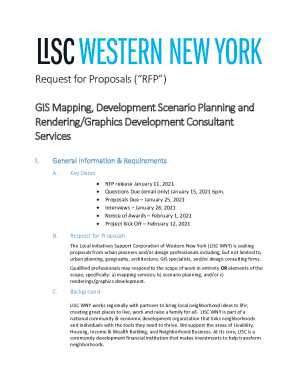 Fillable Online Request for Proposals (RFP) GIS Mapping, Development ...