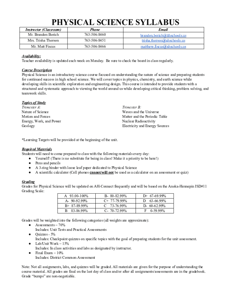 Fillable Online Classroom/teacher pages - Anoka-Hennepin School ...