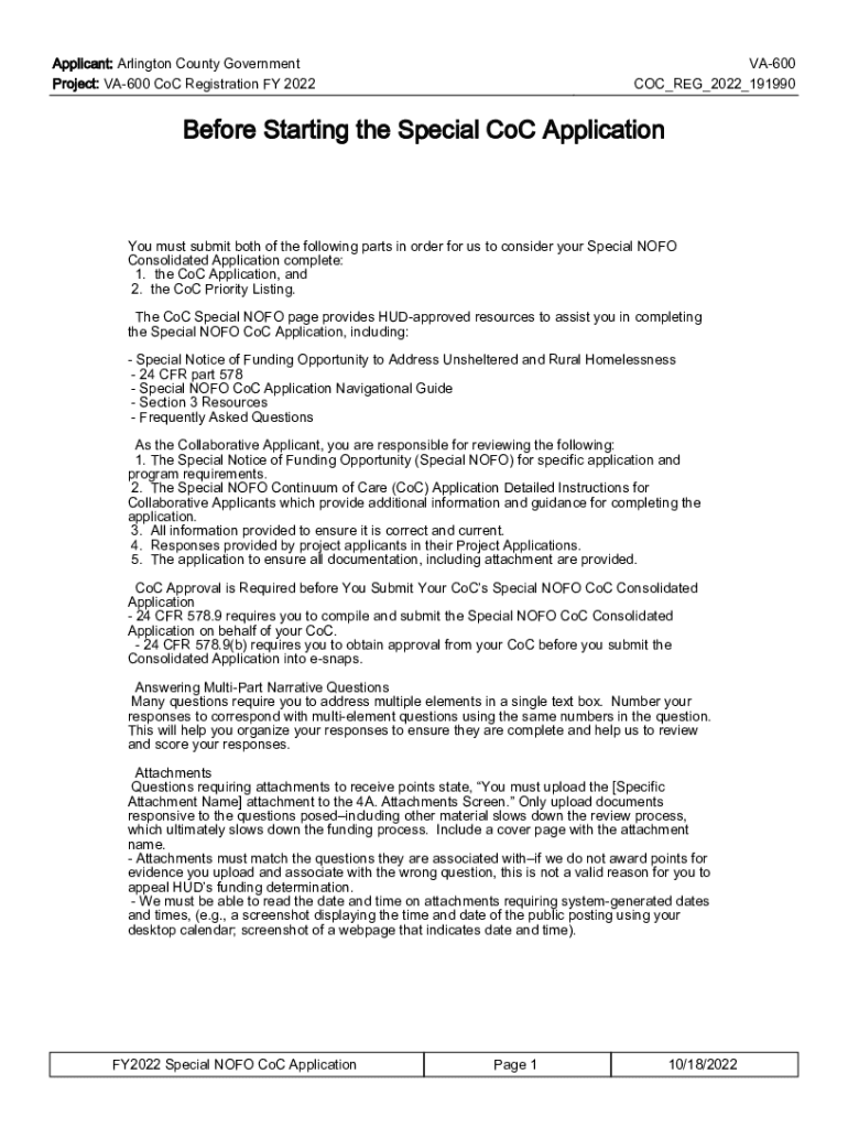 Fillable Online CoC Renewal Project Application Detailed Instructions - HUD Fax Email Print ...