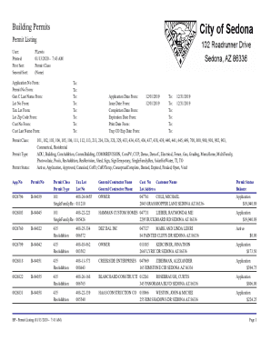 Fillable Online Construction Permit Application Packet & Related Forms ...