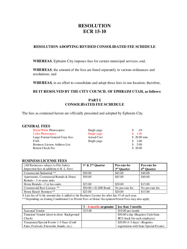 Fillable Online new Utility Service Agreement - Ephraim City Fax Email ...