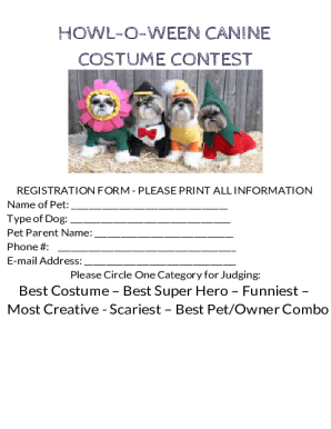 Fillable Online Contest judging form template Fax Email Print - pdfFiller