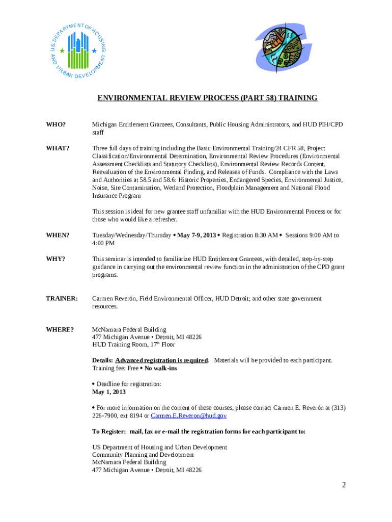 24 cfr part 58 environmental review procedures for entities ... Doc ...