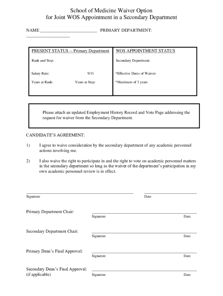 Fillable Online University of Louisville Special Types of Faculty Appointments Fax Email Print ...