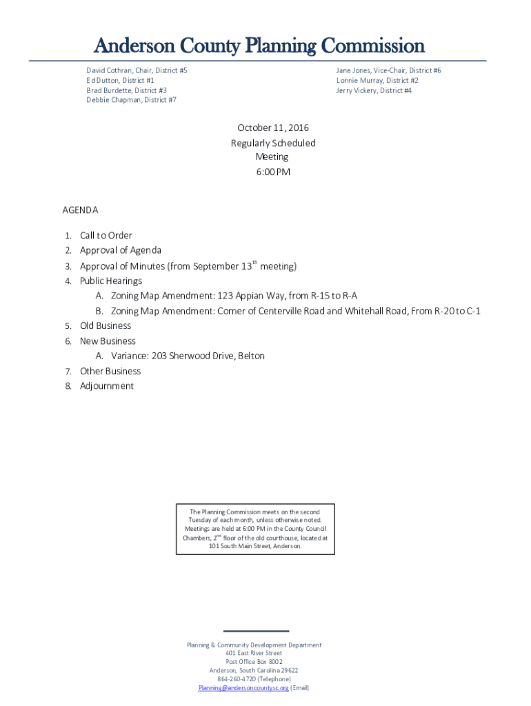 Fillable Online Lonnie Murray, District #2 Fax Email Print - pdfFiller