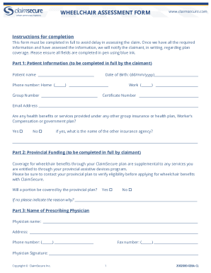 Fillable Online Medicare Power Wheelchair Claims Frequently Did Not ...
