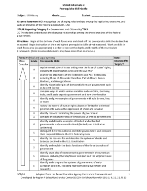 Fillable Online STAAR Alternate 2 Instructional Decision Making Guides ...