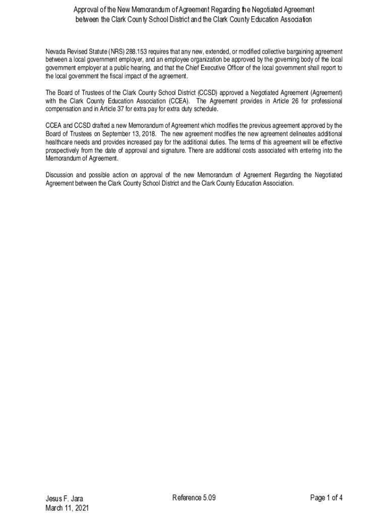 Fillable Online Nevada Revised Statute (NRS) 288.153 requires that any ...