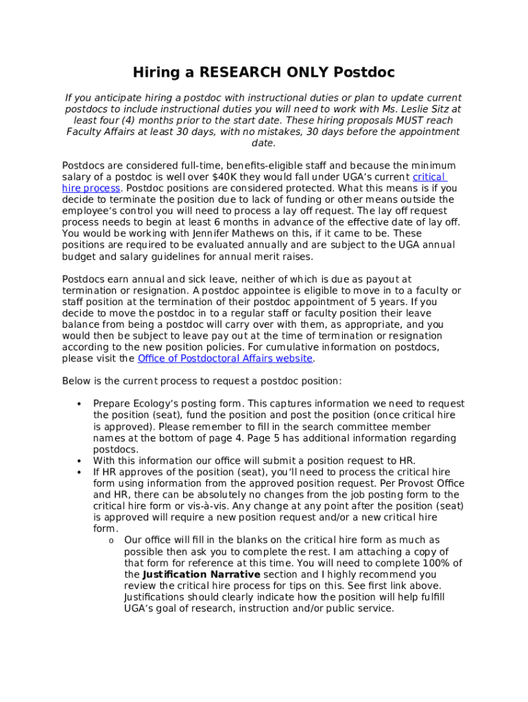 Application guideBanting Postdoctoral Fellowships Doc Template | pdfFiller