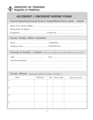 Fillable Online Guest Incident Report Form Template - Jotform Fax Email ...