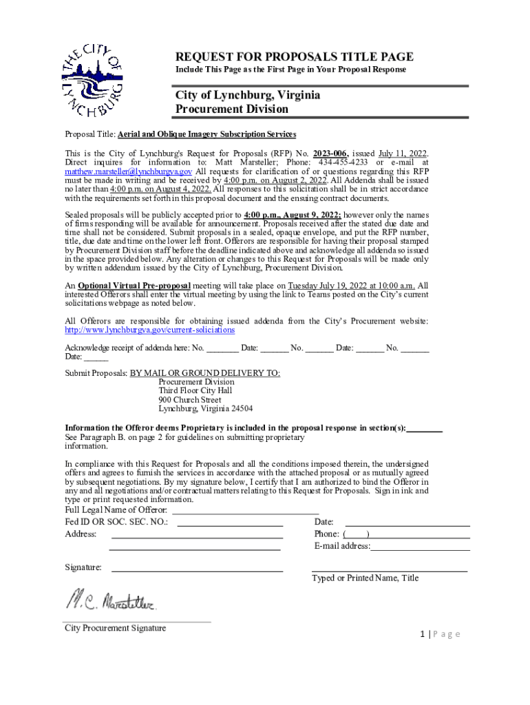 Fillable Online Request for Proposal No. 21-0121 Regional Imagery Acquisition Fax Email Print ...