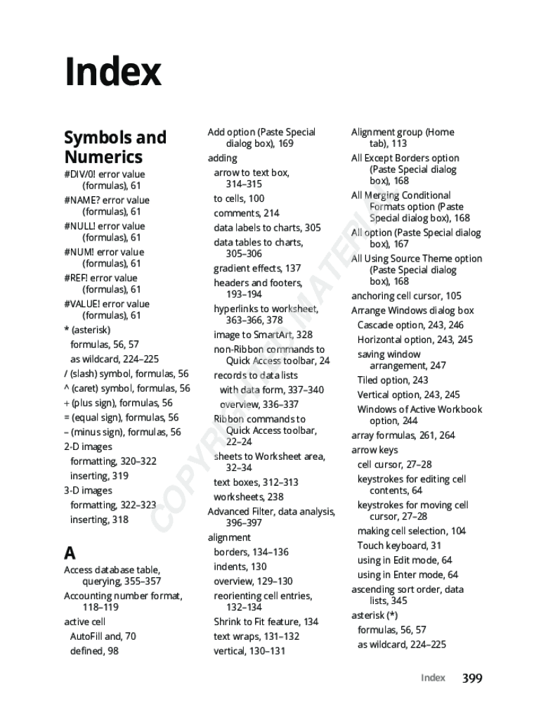 Fillable Online Excel Paste Special Copy Values Comments Columns Width Fax Email Print