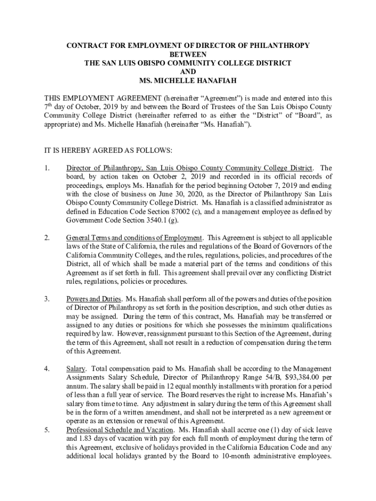 Fillable Online Employment Agreement, dated as of November 12 ... - SEC ...