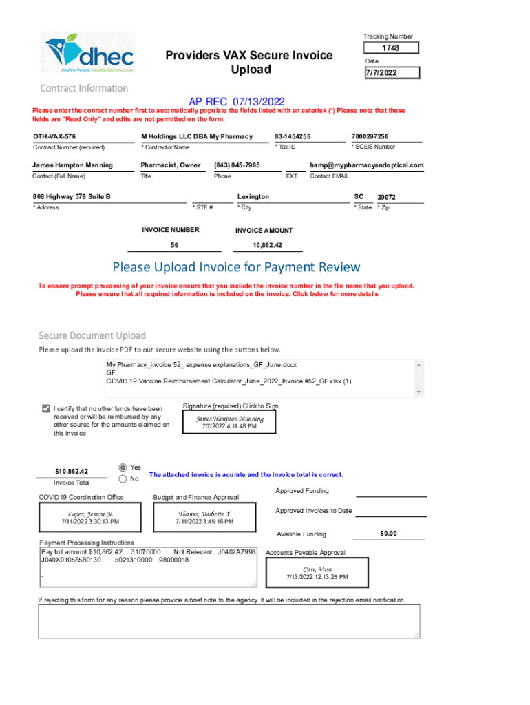 Fillable Online My Pharmacy 5.pdf - Please Upload Invoice for Payment Review Fax Email Print ...
