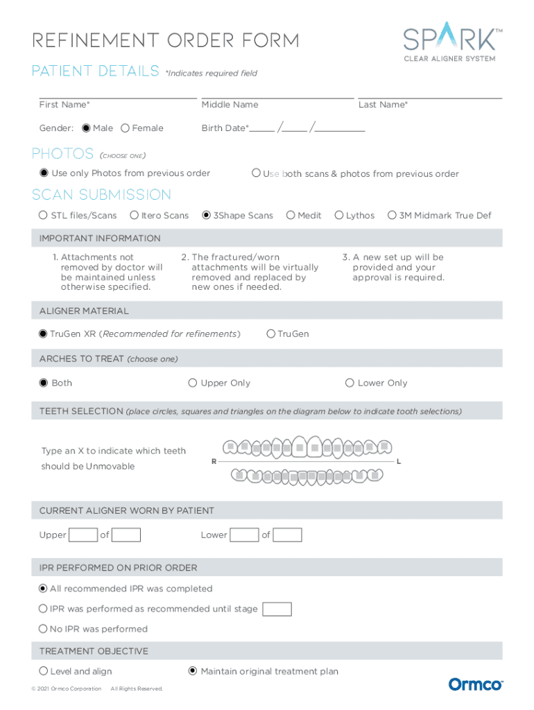 Fillable Online refinement order Form - Adobe Support Community Fax ...