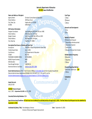 Fillable Online education ky Florida Department of Education Project Application Fax Email Print ...