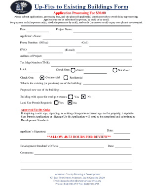 Fillable Online Building Regulation application form Fax Email Print ...