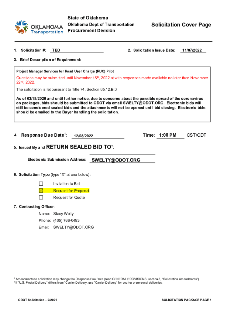 Fillable Online Contracting with ODOT : Procurement : State of Oregon ... Fillable Online Contracting with ODOT : Procurement : State of Oregon ...