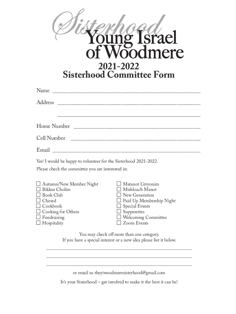 Fillable Online Sample Volunteer Intake Form - Massachusetts Service ...