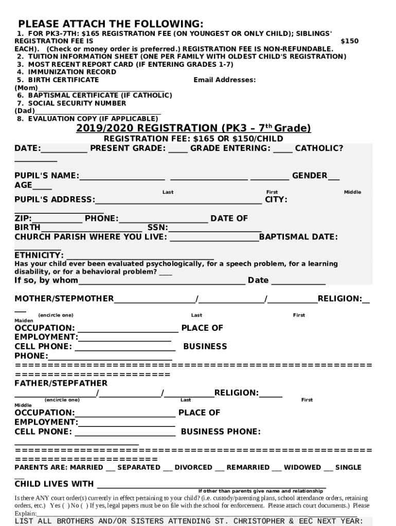 PLEASE ATTACH THE FOLLOWING: Doc Template | pdfFiller